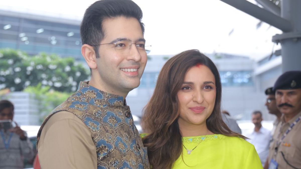 Parineeti Chopra, Raghav Chadha Spotted At Delhi Airport After Big-Fat Wedding In Udaipur | In Pics